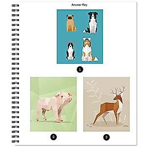 Brain Games - Sticker by Number: Amazing Animals