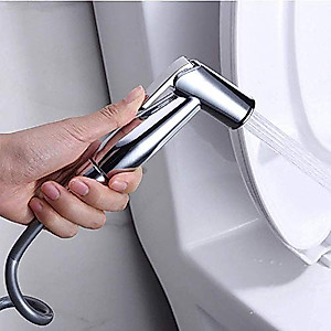 BINCAVIDOU Sprayer Kit Portable Bidet Sprayer Bidet Sprayer Set Personal Hygiene Multifunction Pressurized Spray Gun Faucet Copper Body Toilet Water Flusher