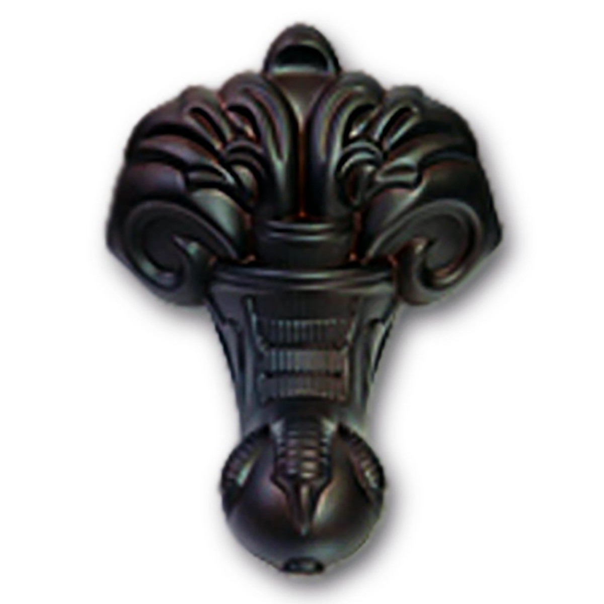 Freestanding 67" Acrylic Slipper Bathtub with NO Faucet Holes & Oil Rubbed Bronze Feet- "Miller"