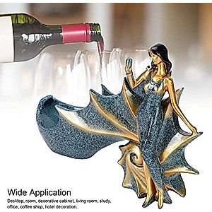 CicodonaGift Wine Bottle Holder -Belle Sea Decor Perfect for Home Kitchen Decor & Kitchen Storage Rack