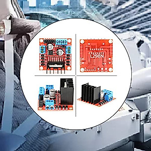 Ozgkee 1pc L298N Module H Bridge Driver Board Module for Stepper Motor Smart Car Robot