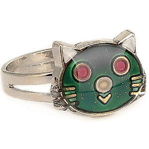 Jude Jewelers Adjustable Color Changing Mood Ring Inspirational Mystique Marble (Cat, Adjustable)