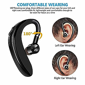 Wireless Earbuds Bluetooth Headphones,Noise Reduction Mic in-Ear Earphones Fast Pairing in Seconds for Working Sports Running Workout,Connect to PC Mac Tablet Cell Phone
