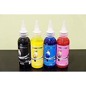 INKXPRO Brand 4 X 100ml Hi Quality Pigment Ink refills for Epson Workforce 7010 7510 7520 3540 3520 3620 3640 7610 7620 printer