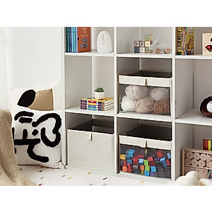 StorageWorks Storage Baskets for Shelves and Closet Storage Bins with Clear Window