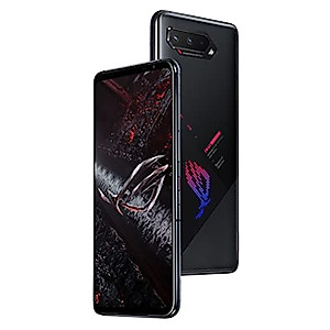ASUS ROG Phone 5S ZS676KS 5G Dual 128GB 12GB RAM Factory Unlocked (GSM Only | No CDMA - not Compatible with Verizon/Sprint) Tencent Version – Black