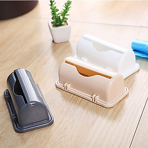 Hemoton 2pcs Recycling Bag Holder Desk Dispenser Hand Towel Dispenser Kitchen Bag Holder Paper Towel Dispenser Wall Mount Bag Saver Shopping Bag Holder Shopping Cart Bag Wall-Mounted
