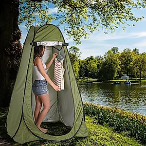 ABCO Pop Up Privacy Tent Instant Portable Outdoor Shower Tent, Camp Toilet, Changing Room, Rain Shelter with Window for Beach Easy Set Up, Foldable with Carry Bag, Lightweight and Sturdy - Pop Up Pod