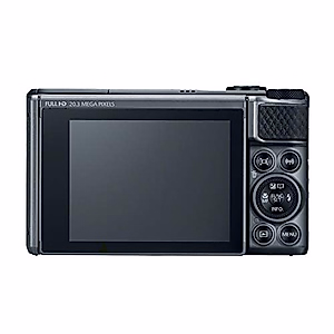 Canon PowerShot SX730 Digital Camera w/40x Optical Zoom & 3 Inch Tilt LCD - Wi-Fi, NFC, Bluetooth Enabled (Black) (Renewed)