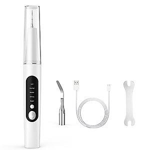 ANLV Pet Toothbrush Kit All-in-one Oral Care 1 Set Durable Dental High Efficiency Dog Plaque Remover White