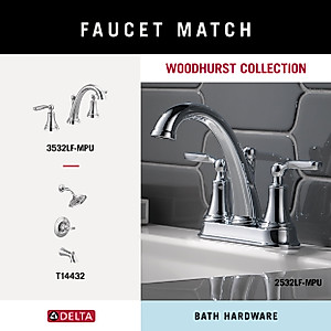 Delta Faucet 73250 Woodhurst Toilet Paper Holder, Chrome