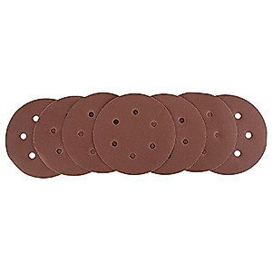 6" Air Random Orbital Sander with Dust Bag, 10000RPM Speed Pneumatic Palm Sander with 7 pcs 240# Sandpaper