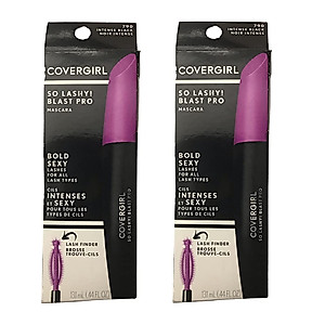 Pack of 2 CoverGirl So Lashy blast PRO Mascara, Intense Black 7902