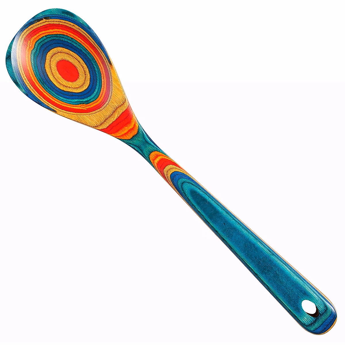 Baltique Montego Bay Collection 12-1/2" Wooden Cooking Spoon, Safe for Nonstick