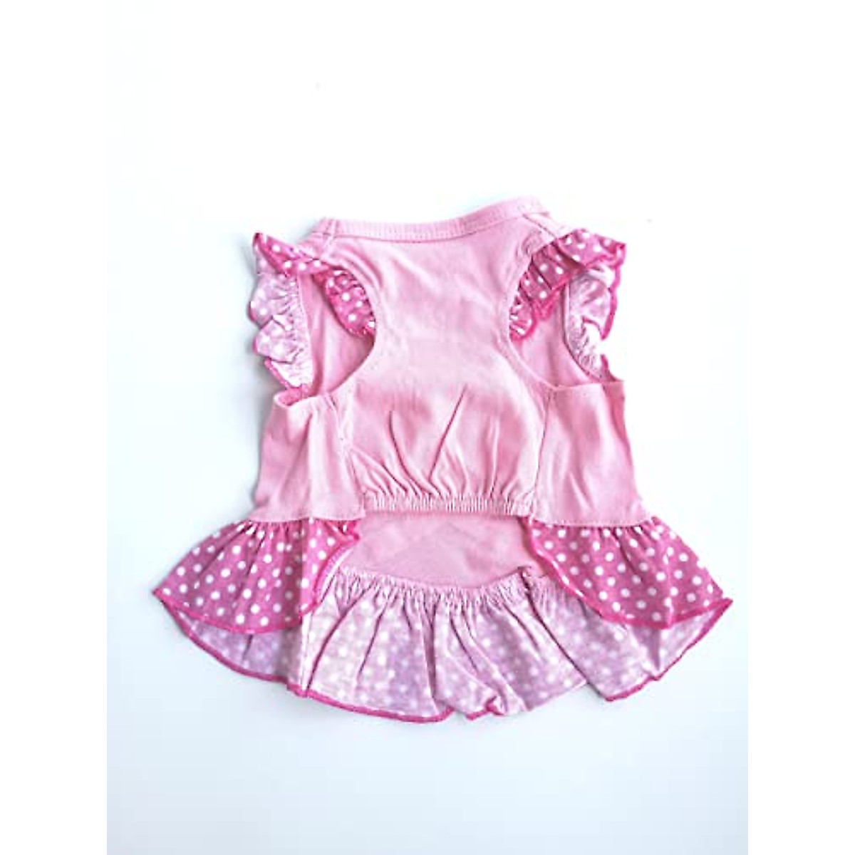 YOHOU Dog Tee Shirts Pet Princess T-Shirt Dress Clothes for Small Dog and Cats (Small, T-Shirt Dress-Pink)