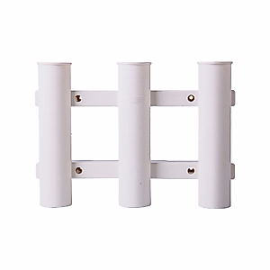 Goture Fishing Rod Holder Bracket 3 Rods Tube Plastic Fishing Rod Racks Holder Fishing Tackle Tool