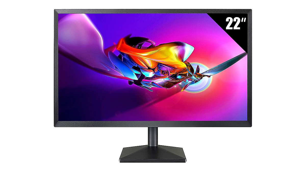 Renewed Gaming Desktop PC with Intel Core i3, 16GB RAM & 22-Inch Monitor