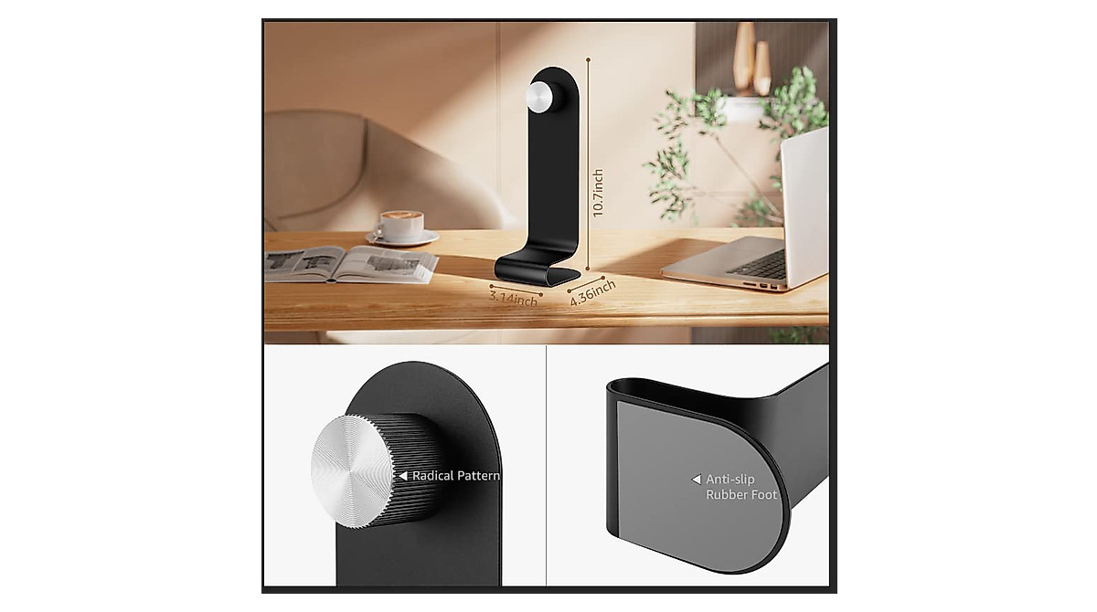 aplslpa Headphone Stand, Headset Stand – Spline – Aluminum Alloy Desk ...