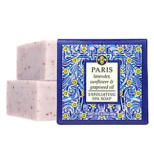 Greenwich Bay Destination Exfoliating Spa Soaps 7 Piece Set of 6.35 Ounce Bars - Travel to London, Kyoto, Tahiti, Paris, Fiji, Morocco, and Sicily without leaving your home!