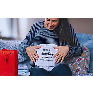 "Hola Abuelita Nos Vemos Pronto" Pregnancy Announcement Outfit – Gift for Expecting Grandparents