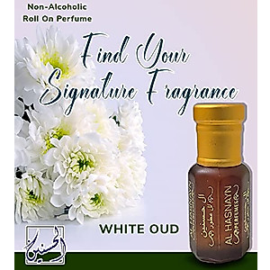 AL HASNAYN ENTERPRISES WHITE OUD Mens Cologne Perfume Essential oil Roll-On Attar (Limited Edition) 6ml Alcohol Free Natural Oud Perfumes Fragrance | Long Lasting Attar | Gifts for mens | (white oud)