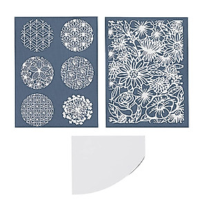 Sculpey Floral Silkscreen Kit, Florals