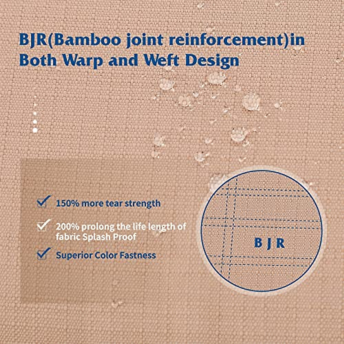 PHI VILLA Patio Sofa Set,3 Pieces All-Weather Upgrade Wicker Outdoor Sectional Sofa,L-Shaped Small Patio Conversation Furniture Set with Cushion and Coffee Table(Beige)