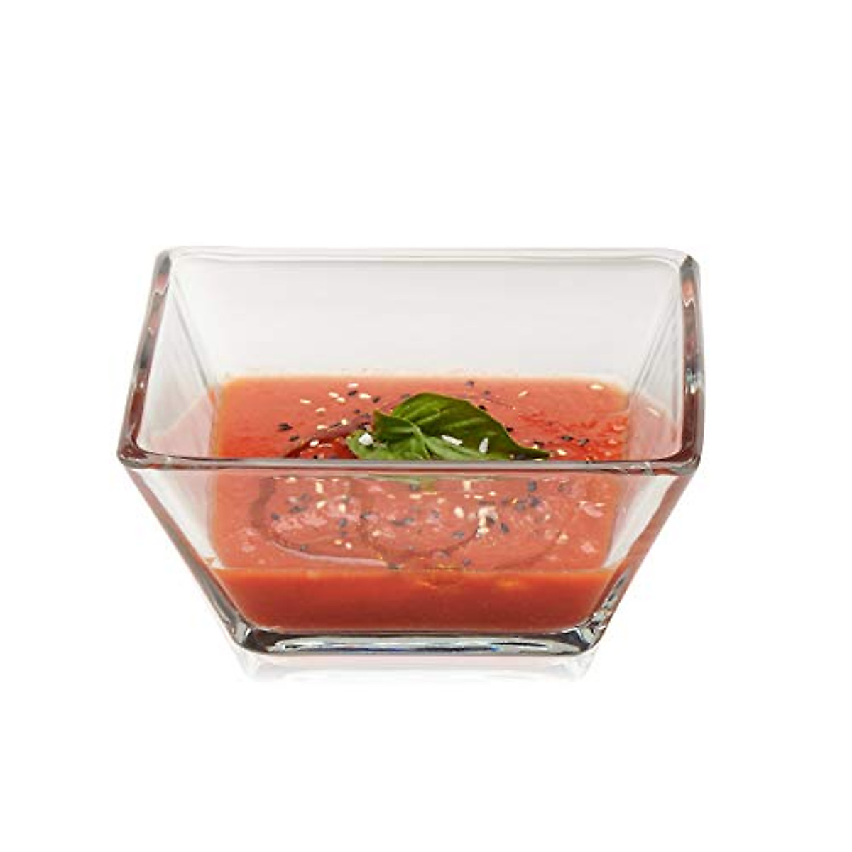 Libbey Tempo 12-Piece Glass Dinnerware Set, 37 oz, Clear, Service for 4