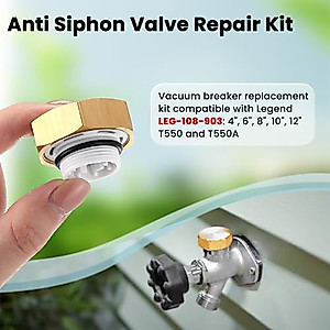 Ceoighe Anti Siphon Valve Repair Kit, Outdoor Frost Free Faucet, Vacuum Breaker Repair Kit Compatible with Legend Valve LEG-108-903 T550 T550A, Frost Free Faucet Repair Kit for Outside Faucet Repair