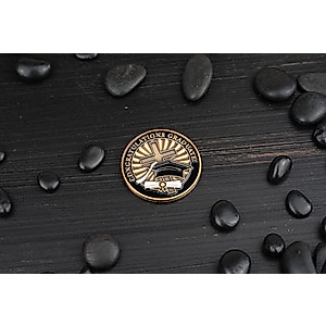 Congratulations Graduate Christian Coin, Religious Graduation Pass Along Token of Rejoicing, for High School, College, and Graduate School, Antique Gold-Color Plated Daniel 1:17 Gift