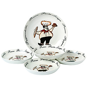 Lorren Home Trends Chef Pasta Set, Multicolor