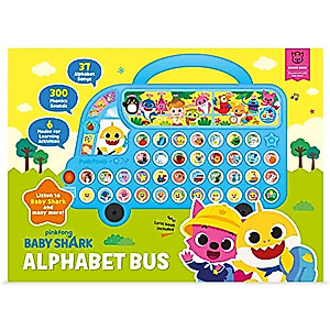 Pinkfong Baby Shark ABC Alphabet Bus Sound Pad | Baby Shark Toys, Baby Shark Books | Learning & Education Toys | Interactive Baby Toys for Toddlers 1-3 | Gifts for Boys & Girls