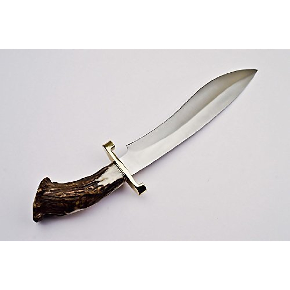 D2 Steel Hand Made Survival Knife Hunting Knife with Stag Antler Handle (S-963)