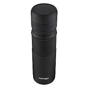 Contigo 360° Pour Vacuum-Insulated Stainless Steel Thermal Bottle, 25 oz., Painted Black