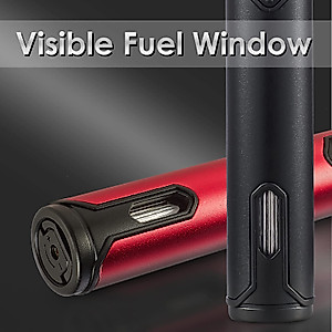 Urgrette 3 Pack Butane Torch Lighters, 6-inch Refillable Pen Lighter Adjustable Jet Flame Butane Lighter for Grill BBQ Camping (Gas Not Included)