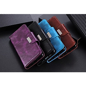 YBROY Case for Motorola ThinkPhone, Magnetic Flip Leather Premium Wallet Phone Case, with Card Slot and Folding Stand, Case Cover for Motorola ThinkPhone.(Black)