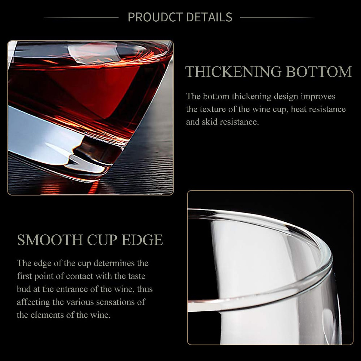 ELIVIA Old Fashioned 10-Ounce Whiskey Glasses Set of 4, Rock Style Crystal Glassware for Scotch, Bourbon and Cocktails