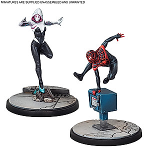 Marvel: Crisis Protocol Web Warriors Affiliation Pack - Assemble Your Arachnid Team! Tabletop Superhero Game, Ages 14+, 2 Players, 90 Minute Playtime, Made by Atomic Mass Games