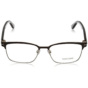 Tom Ford FT5323 Square Metal Optical Brown Rose Gold Eyeglasses TF5323 048 New