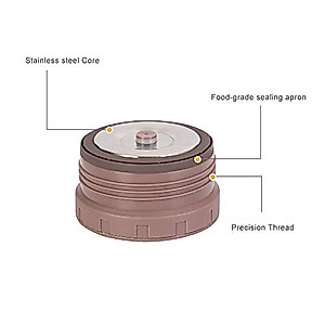 Food Thermos, 27oz Wide Mouth Soup Thermos for Hot Food with Folding Spoon, Insulated Food Jar, Leak Proof Stainless Steel Vacuum Lunch Container Flask Bento Box for Kids Adult (Blue)