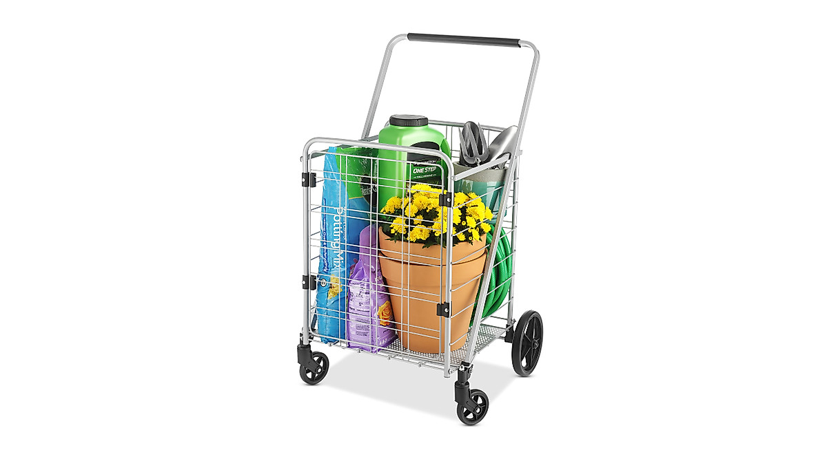Whitmor Heavy Duty Utility Cart - Easy Front Load Access