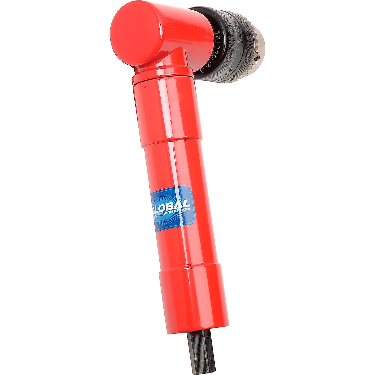Global Industrial 90 Degree Angle Head Drill Attachment, 1/16" - 3/8" Chuck Capacity