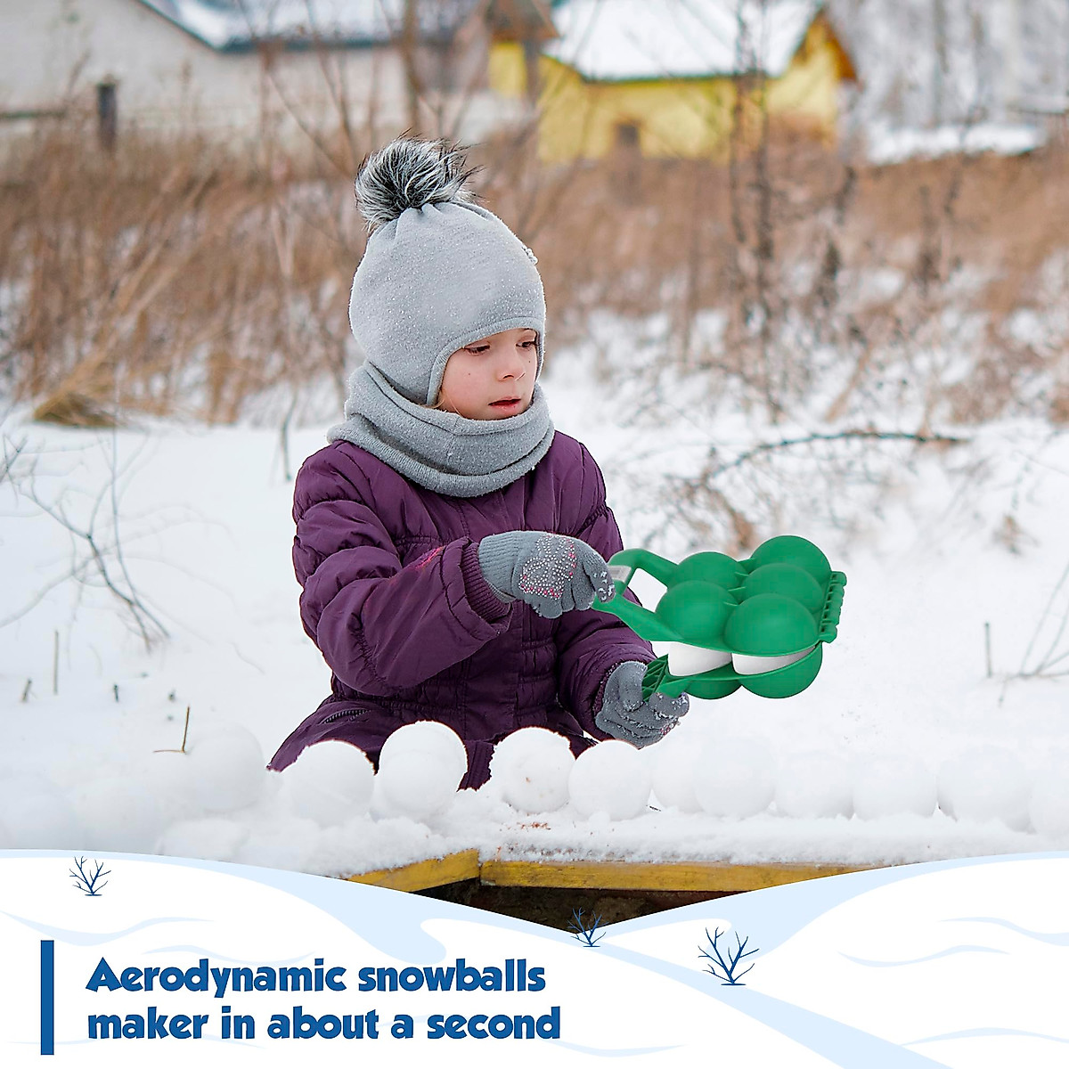 Slippery Racer 5 in 1 Snowball Maker (BLUE)