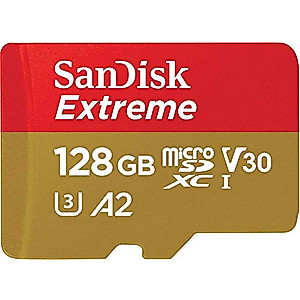 SanDisk 128GB Memory Card Extreme Works with Gopro Hero 7 Black, Silver, Hero7 White UHS-1 U3 A2 Micro SDXC Bundle with Everything But Stromboli 3.0 Micro/SD Card Reader