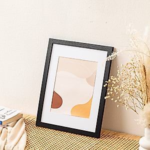 eletecpro 11x14 Picture Frame Set of 6, Display Pictures 8x10 with Mat or 11x14 without Mat, Photo Frames for Tabletop and Gallery Wall Home Decor, Horizontal and Vertical Mounting