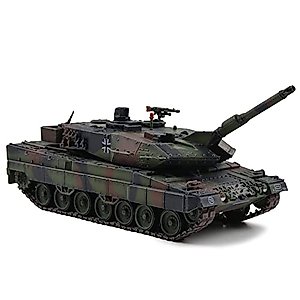Die cast Military Tank Models 1:72 Scale Leopard 2 A5 Tank Zinc Alloy Static Model Die cast Manual Assembly Army Tank Model for Collection Gift（Pn: 12172PA）