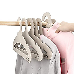 Koobay 17" Adult Natural Recyclable Paper Cardboard Coat Suit Clothes Hangers Storage Display 50PACKS