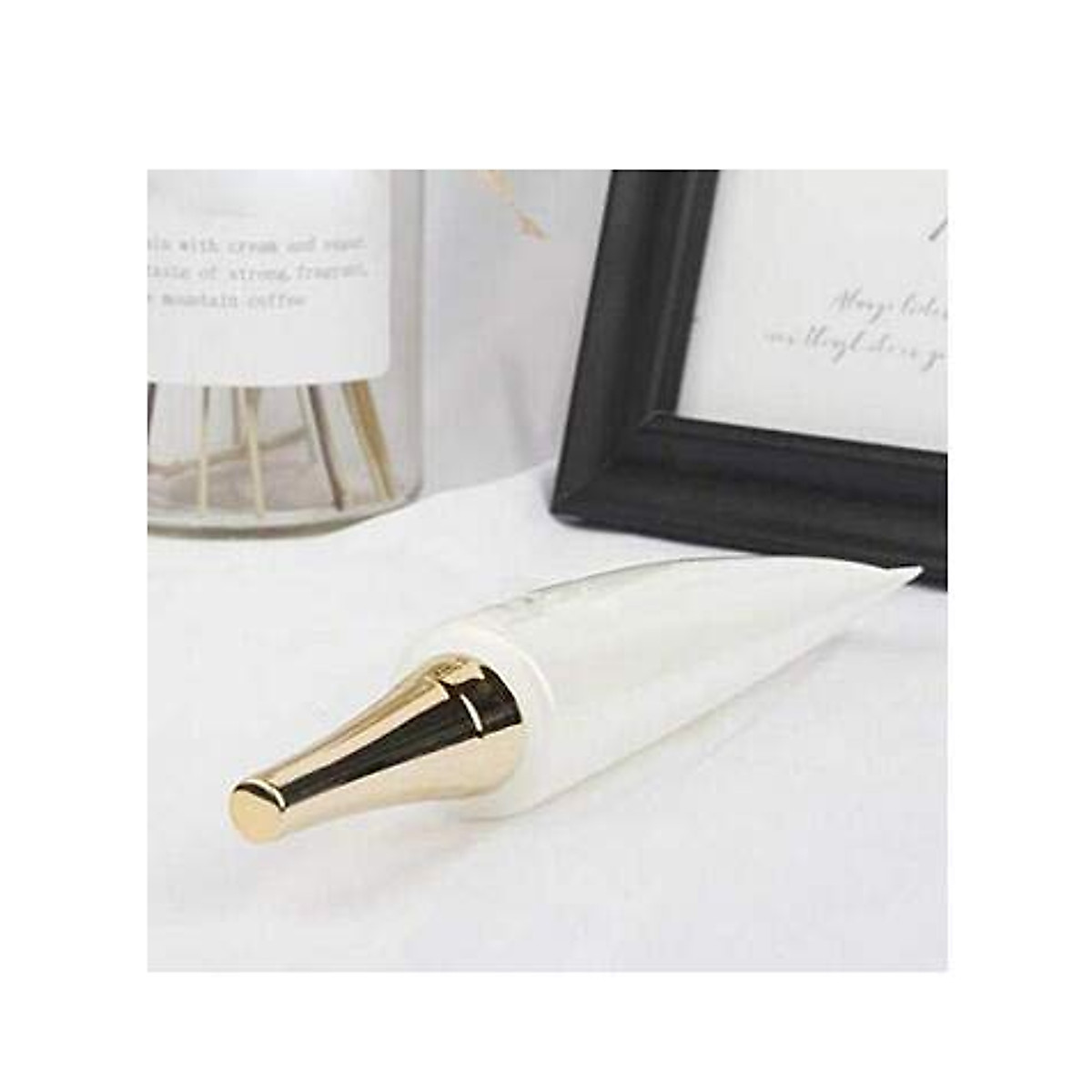 6PCS 15ML/0.5oz Empty White Plastic Soft Squeeze Tubes Cosmetic Eye Cream Tube Bottle with Silver Cap Makeup Sample Travel Packing Container Jars Dispenser for Eyecream Lip Balm Gloss DIY Beauty Tool