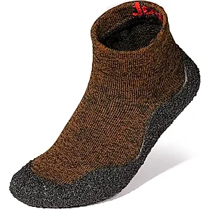 Joomra Socks Men Minimalist Running Shoes Size 13 Barefoot Walking Sockshoes Women Athletic Climbing Weightlifting Tennis Outdoor Lady Hiking Fishing Exercise Boating Workout Brown