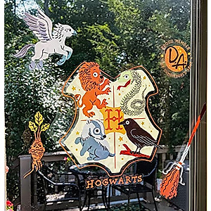 Conquest Journals Harry Potter Magic by Birth Window Clings, Over 30 Individual Window Clings to Celebrate Your Little Keeper, Reusable, No Residue